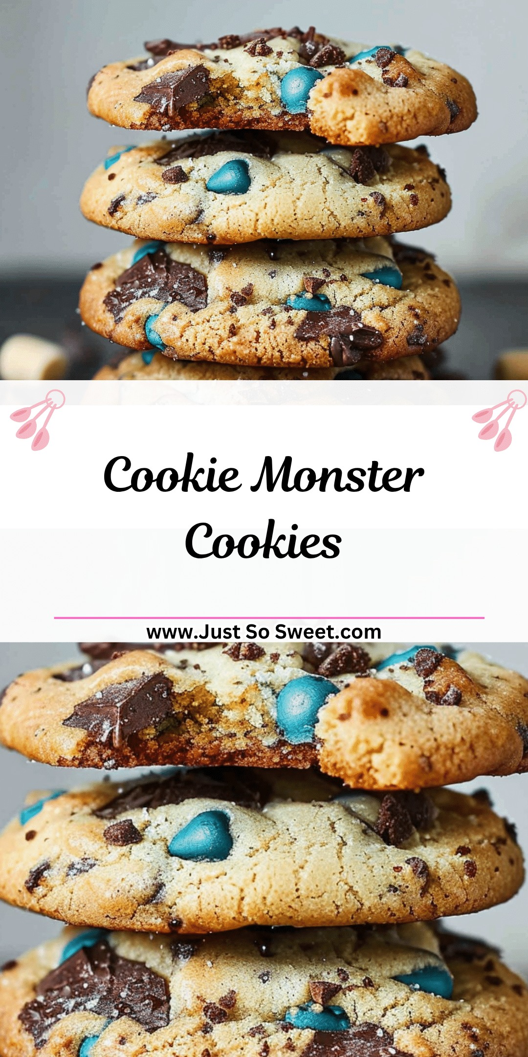 Cookie Monster Cookies | Just So Sweet