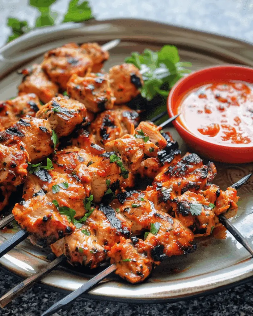 Tavuk Sis Turkish Chicken Kebab | Just So Sweet
