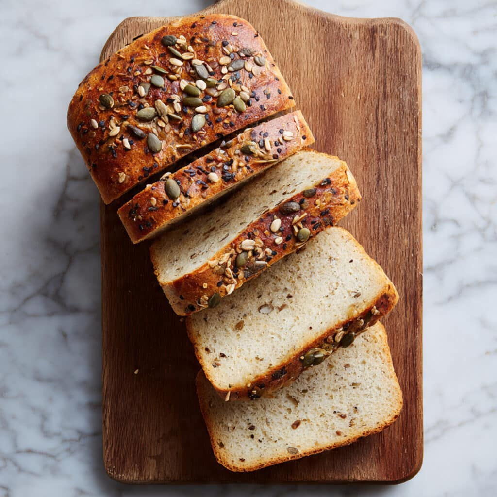 Honey Whole Grain Multigrain Bread: Healthy Homemade Loaf