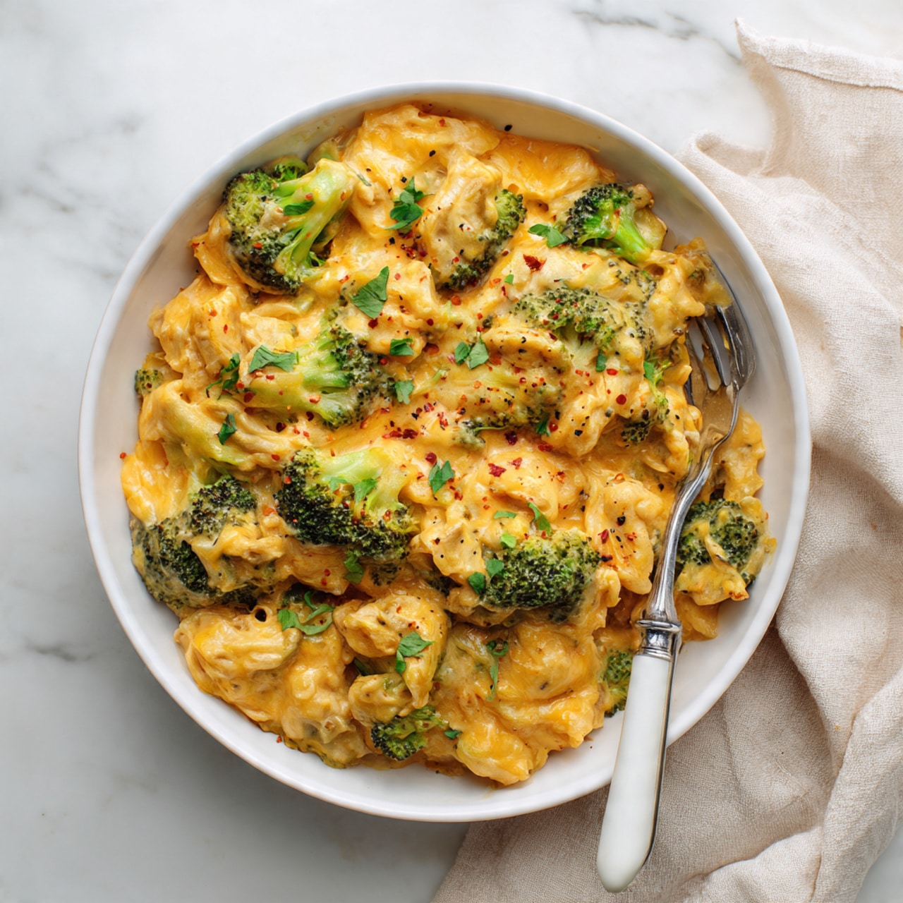 Cheesy Broccoli Chicken Rice Skillet - Cozy, Quick & Delicious