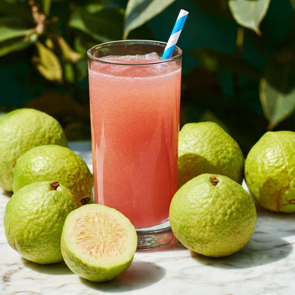 Pink Guava Fizz: Tropical Non-Alcoholic Mocktail for Refreshing Summer ...
