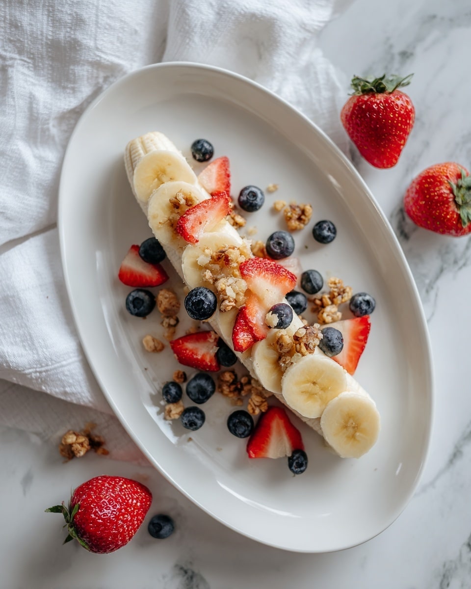 Yogurt Banana Split: Healthy & Delicious Fruit Dessert