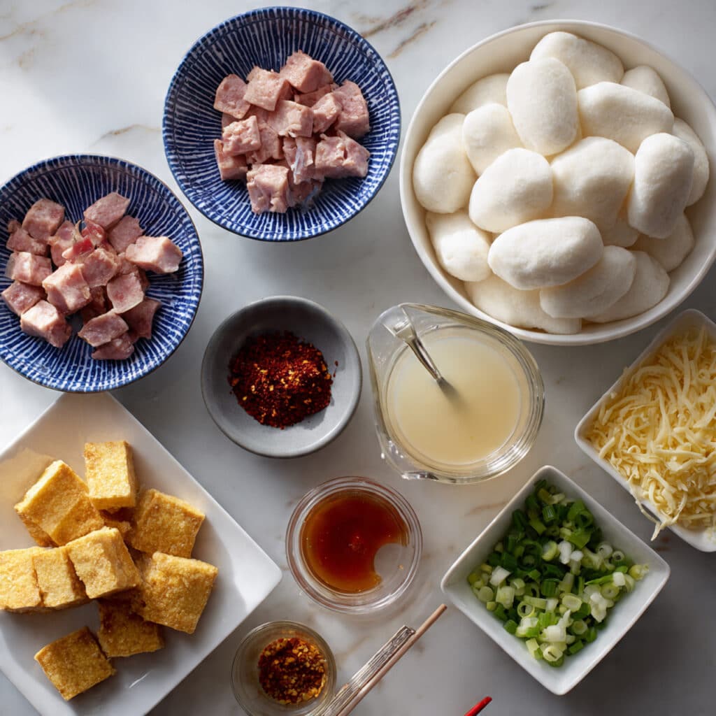 Creamy Rose Tteokbokki: Spicy Korean Rice Cakes in Rich Gochujang Cream
