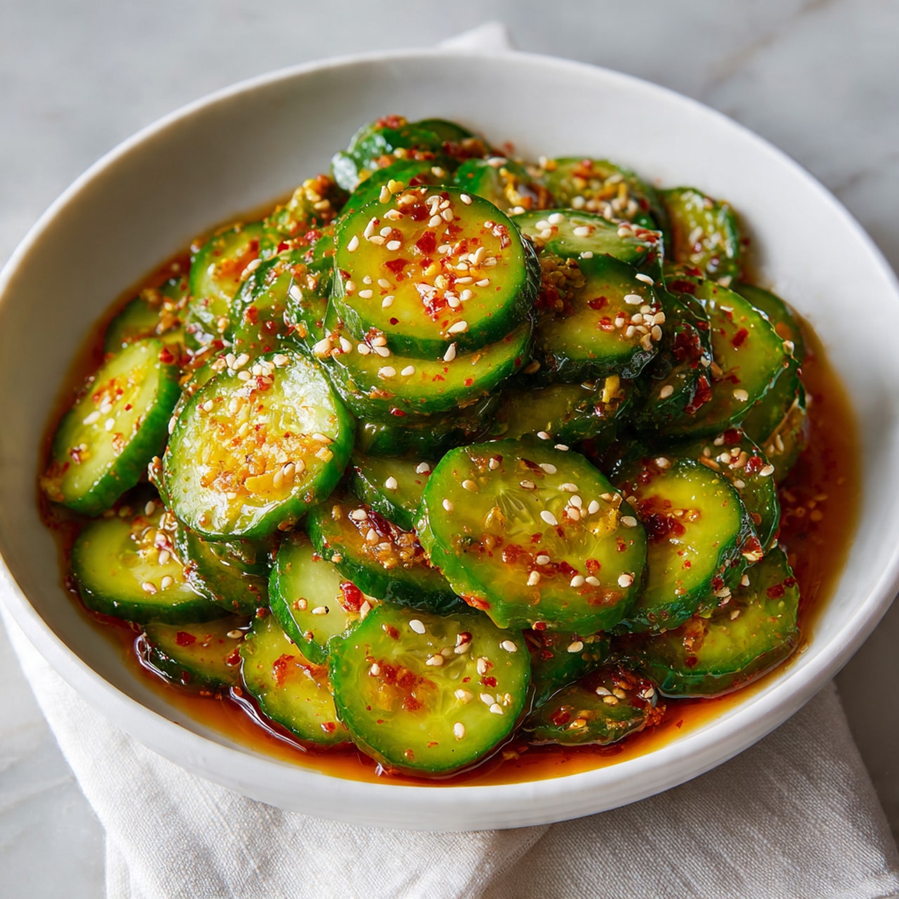Korean Gochujang Cucumber Salad – Flavorful & Refreshing Side